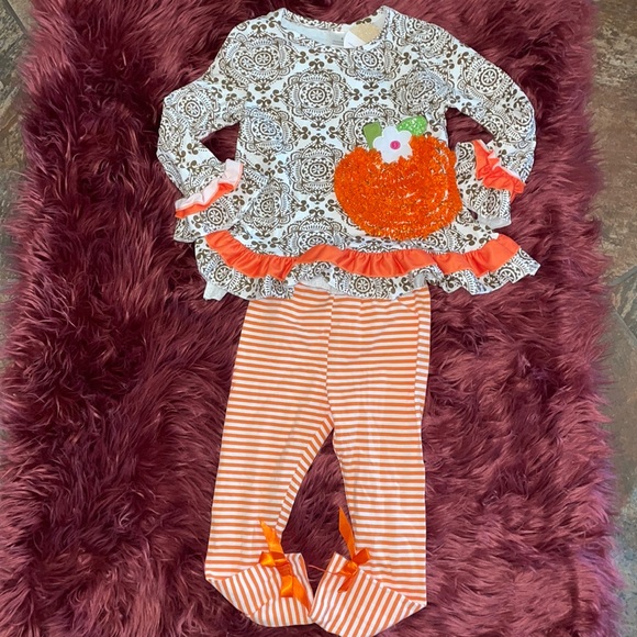 Ann Loren | Matching Sets | Nwt Ann Loren Girls Toddler Pumpkin Tunic ...